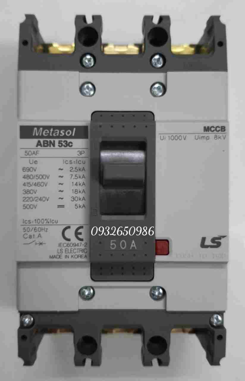 Aptomat MCCB LS 3P 40A 18kA ABN53c 40A